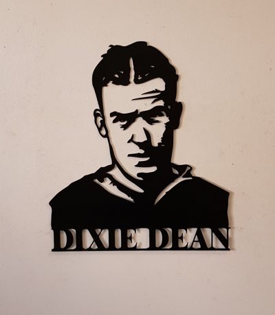 Dixie Dean Bust - Large - Plasma Metal Art