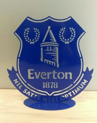 Everton FC Crest - Stand - Plasma Metal Art