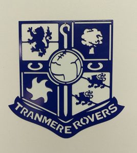 Tranmere Rovers FC Crest - Wall - Plasma Metal Art